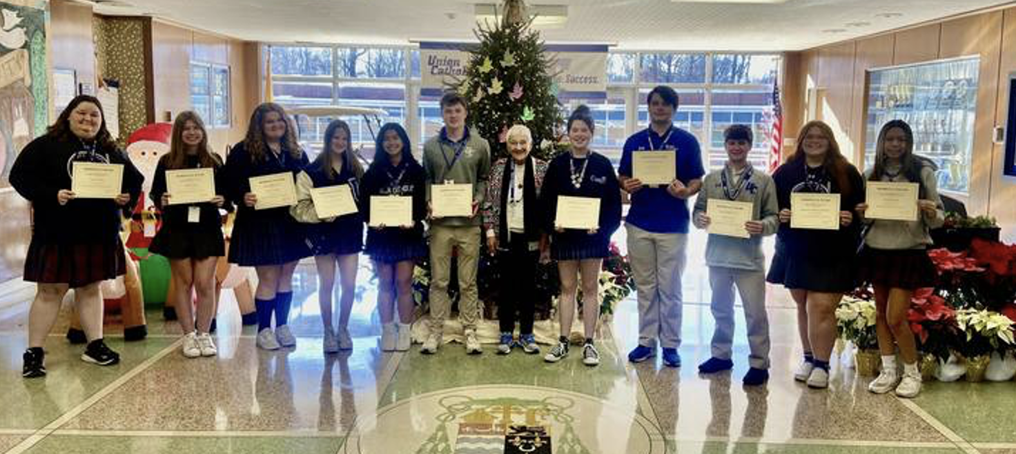 Union Catholic students take on important role in Mass - Jersey Catholic