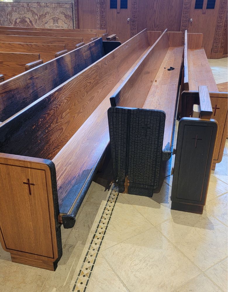 Our Lady of the Lake pastor prays for man who set fire to church ...