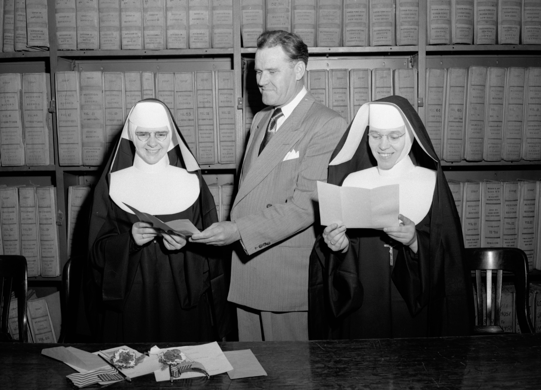 From the Archives: Sisters Become U.S. Citizens, 1952 - Jersey Catholic